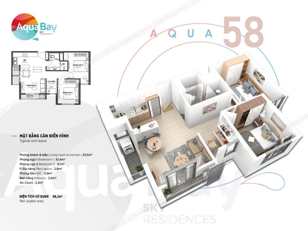 Chung cư Aqua Bay Sky Residences - Ecopark