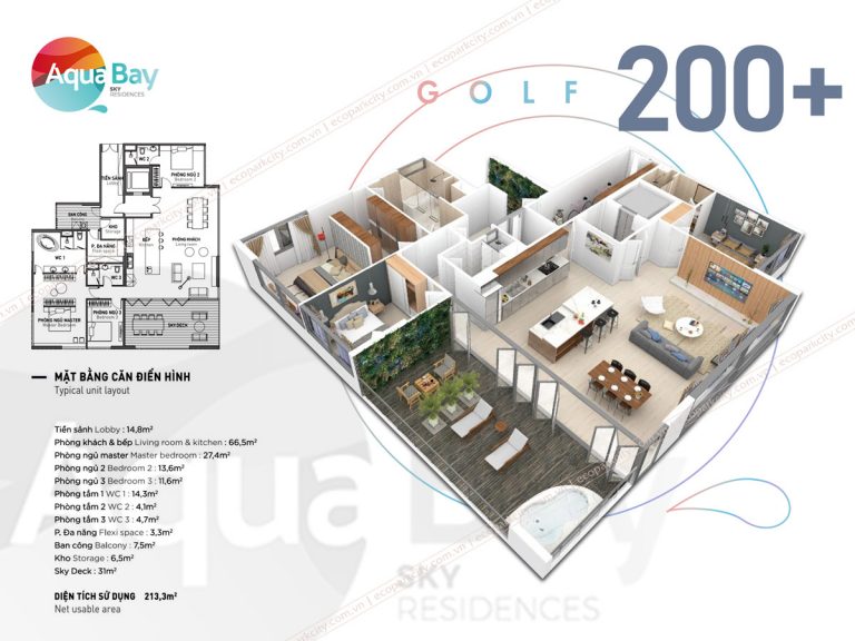 Chung cư Aqua Bay Sky Residences - Ecopark